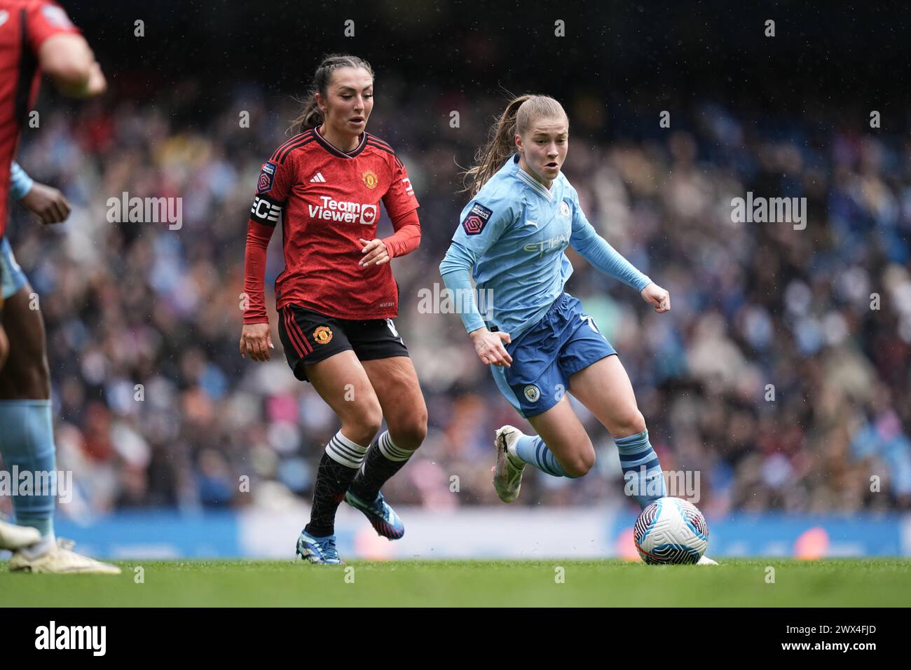 Manchester City Women v Manchester United Women.Women’s Super League ...