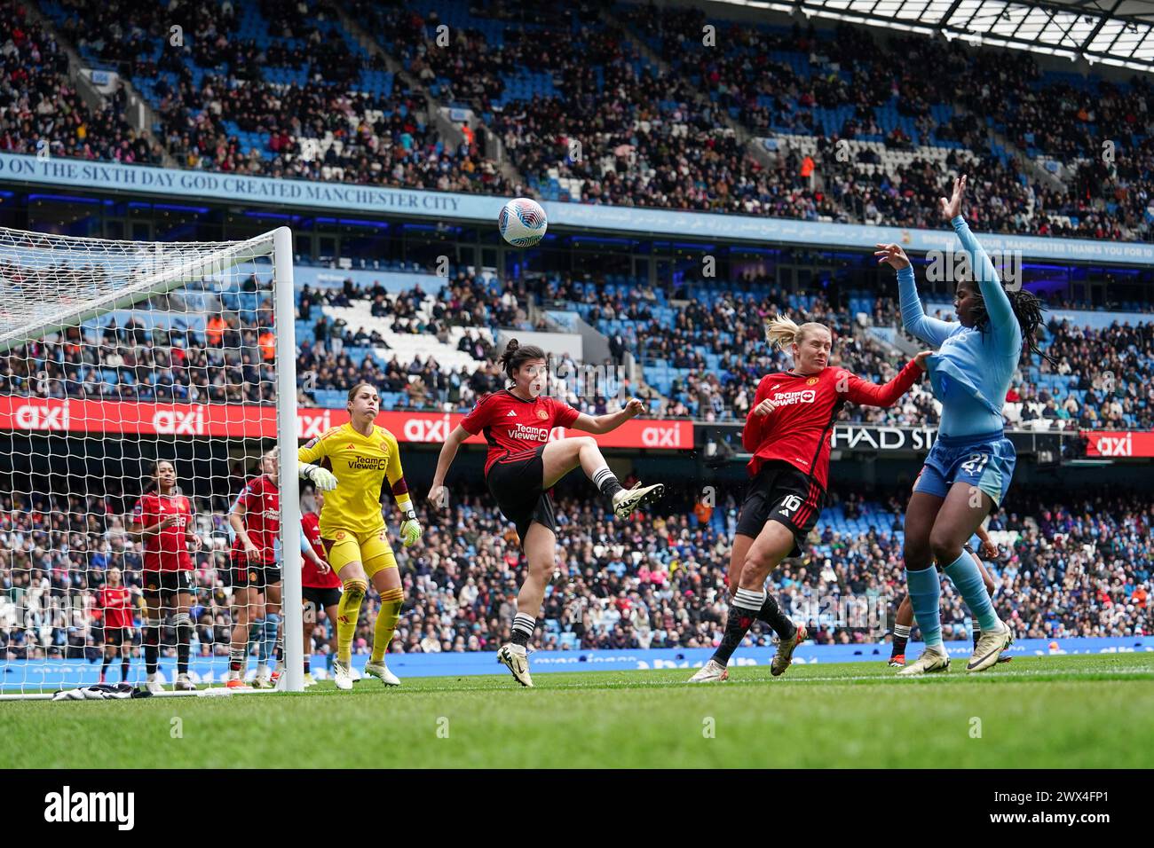 Manchester City Women v Manchester United Women.Women’s Super League ...