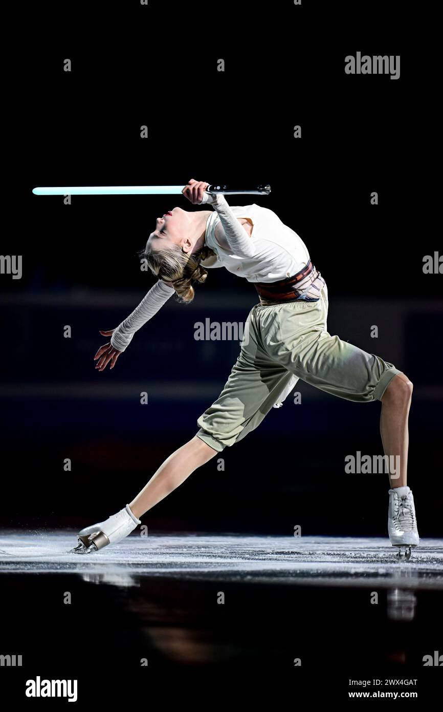 Kimmy REPOND (SUI), during Exhibition Gala, at the ISU World Figure ...