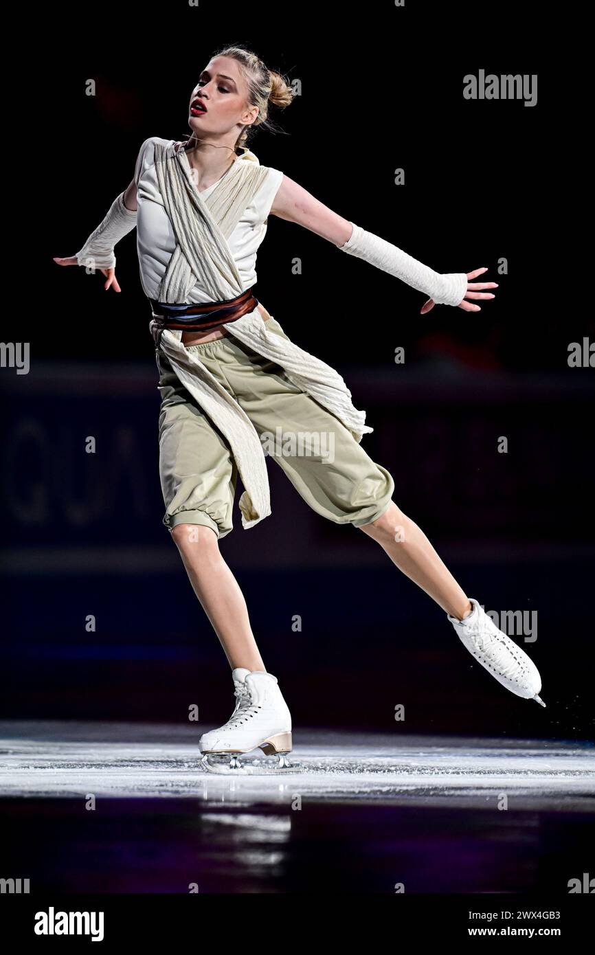 Kimmy REPOND (SUI), during Exhibition Gala, at the ISU World Figure ...