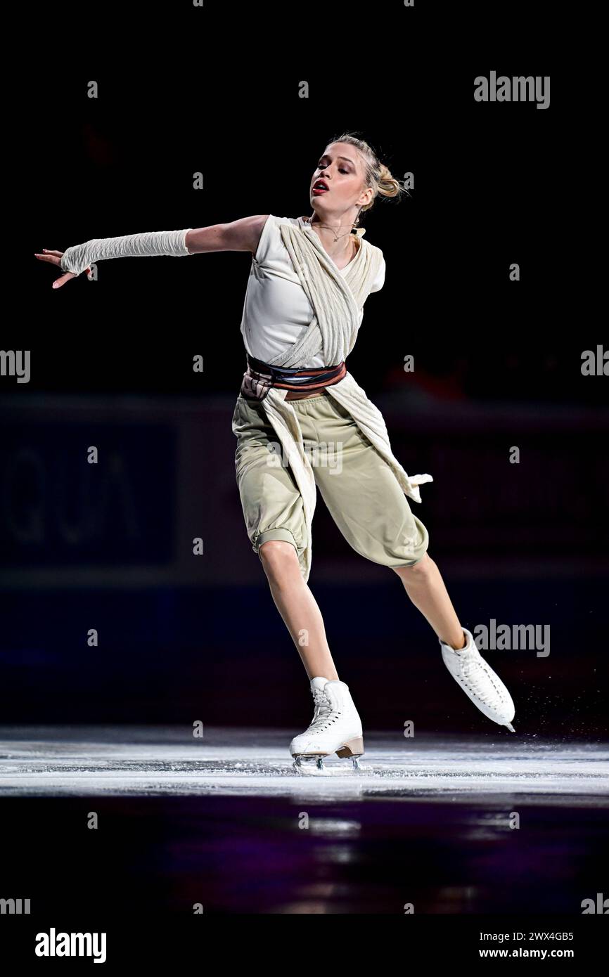 Kimmy REPOND (SUI), during Exhibition Gala, at the ISU World Figure ...