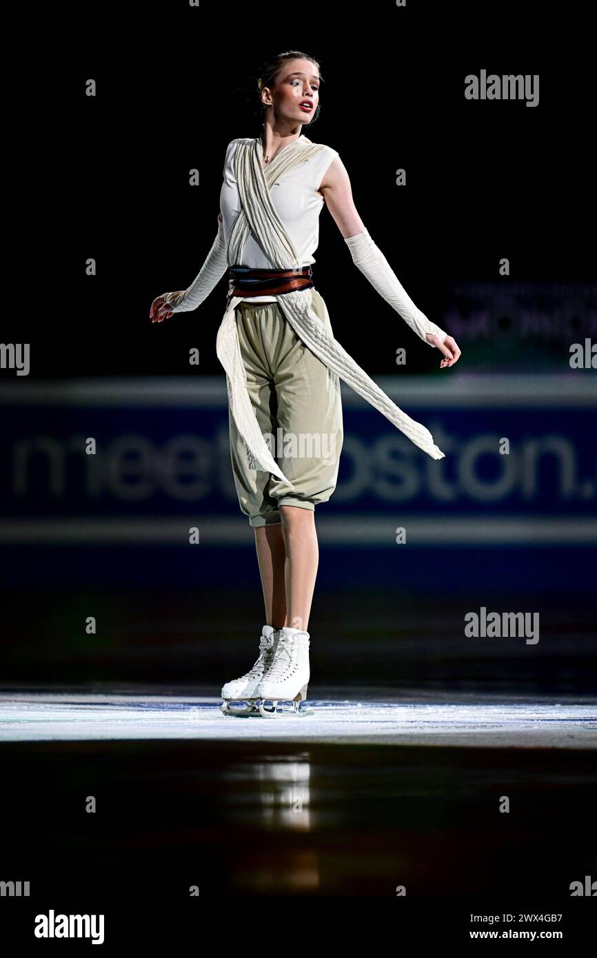 Kimmy REPOND (SUI), during Exhibition Gala, at the ISU World Figure ...