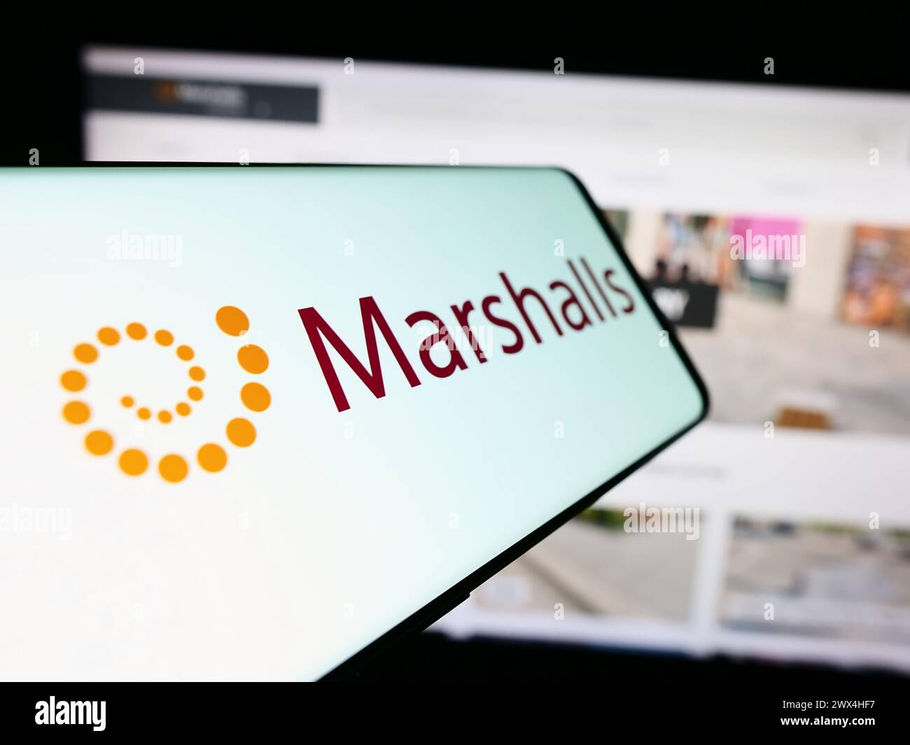 Marshalls logo hi-res stock photography and images - Alamy