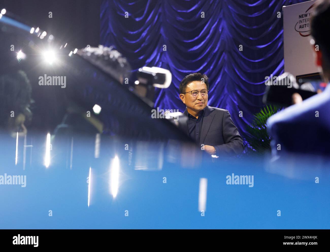 New York, United States. 27th Mar, 2024. President and CEO of Kia North ...