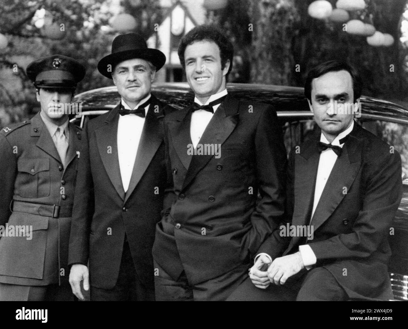 The godfather marlon brando pacino Black and White Stock Photos ...