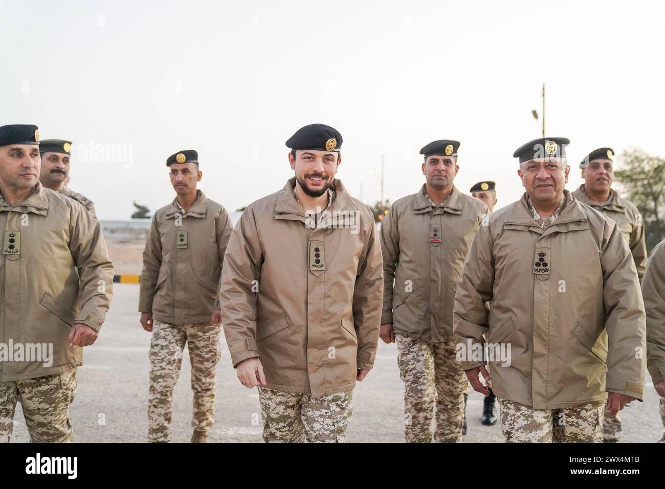 Jordanian Prince Hussein bin Abdullah II, Crown Prince, participates ...
