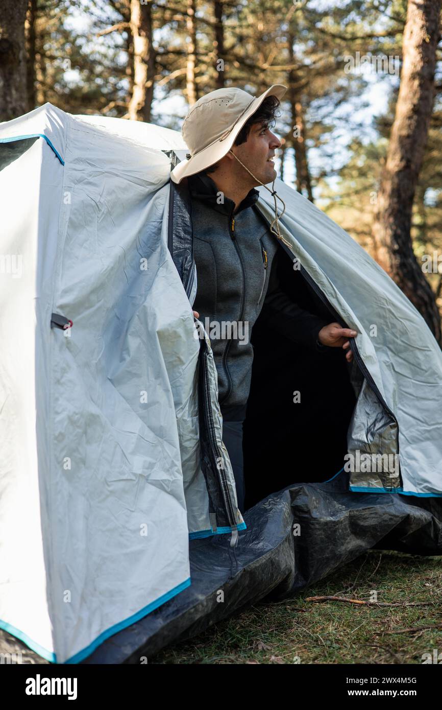 Serene camping scene unfolds hi-res stock photography and images - Alamy
