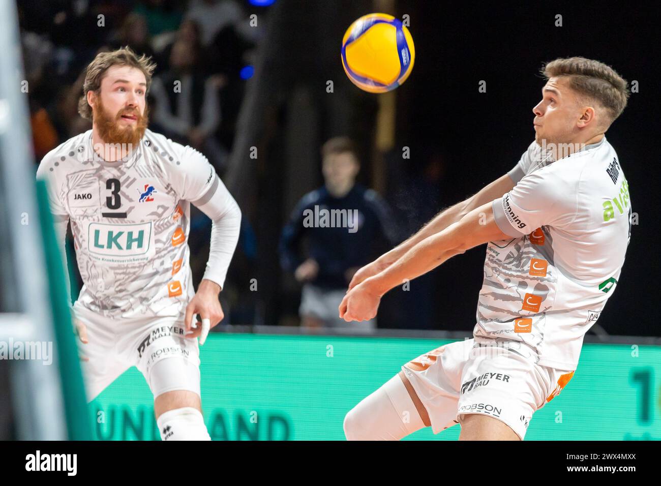 Berlin, Germany. 27th Mar, 2024. Volleyball, men: Bundesliga, Berlin ...