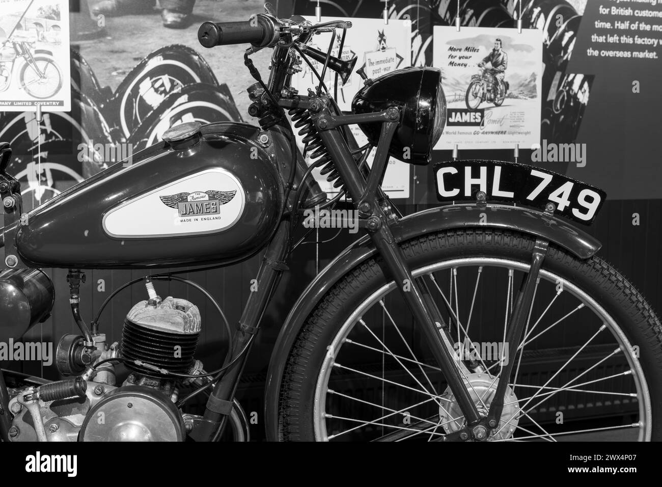 James 1950s motorcycle motorbike hi-res stock photography and images ...