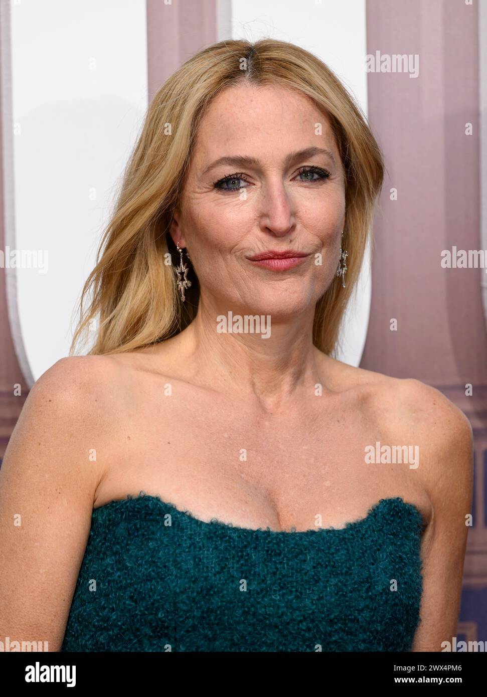 London, UK. March 27th, 2024. Gillian Anderson arriving at the Scoop ...