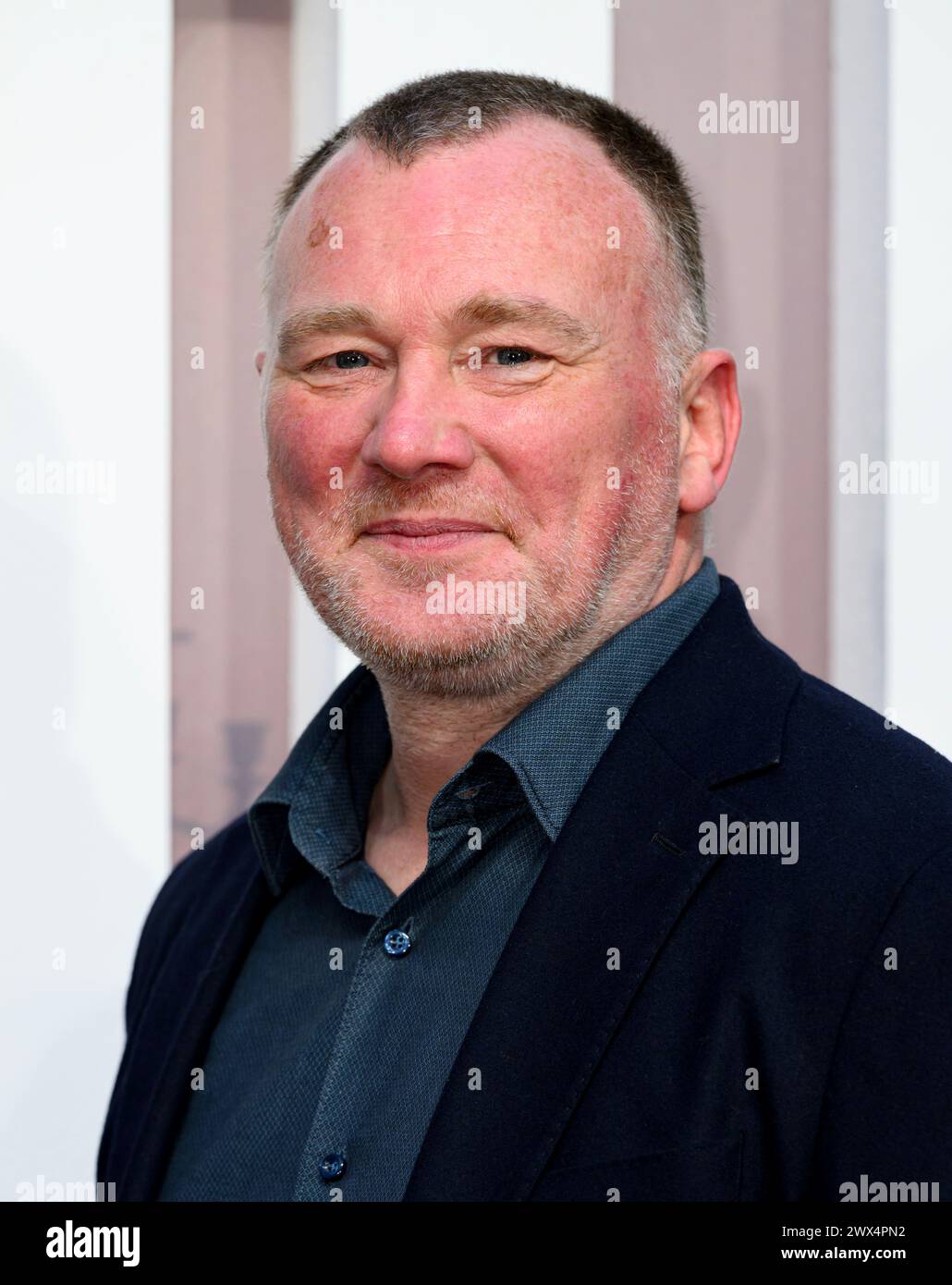 London, UK. March 27th, 2024. Radford Neville arriving at the Scoop ...