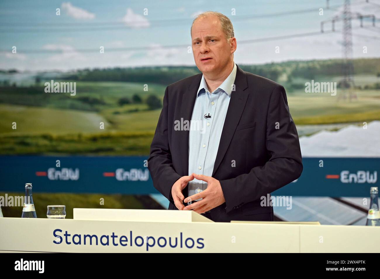 EnBW AG - Bilanzpresssekonferenz 2024. Georg Nikolaus Stamatelopoulos ...