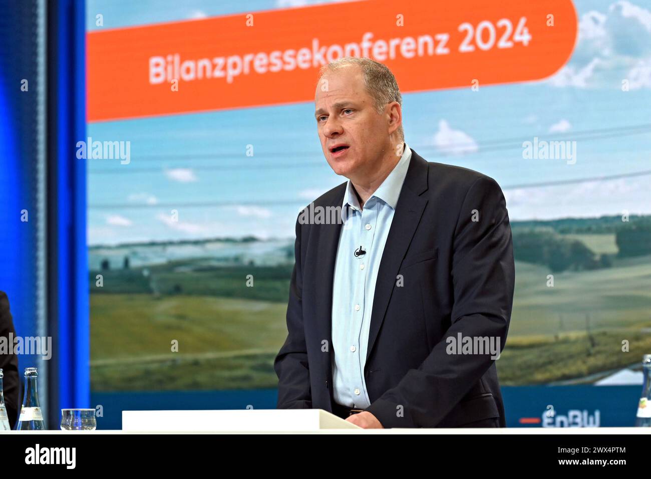 EnBW AG - Bilanzpresssekonferenz 2024. Georg Nikolaus Stamatelopoulos ...