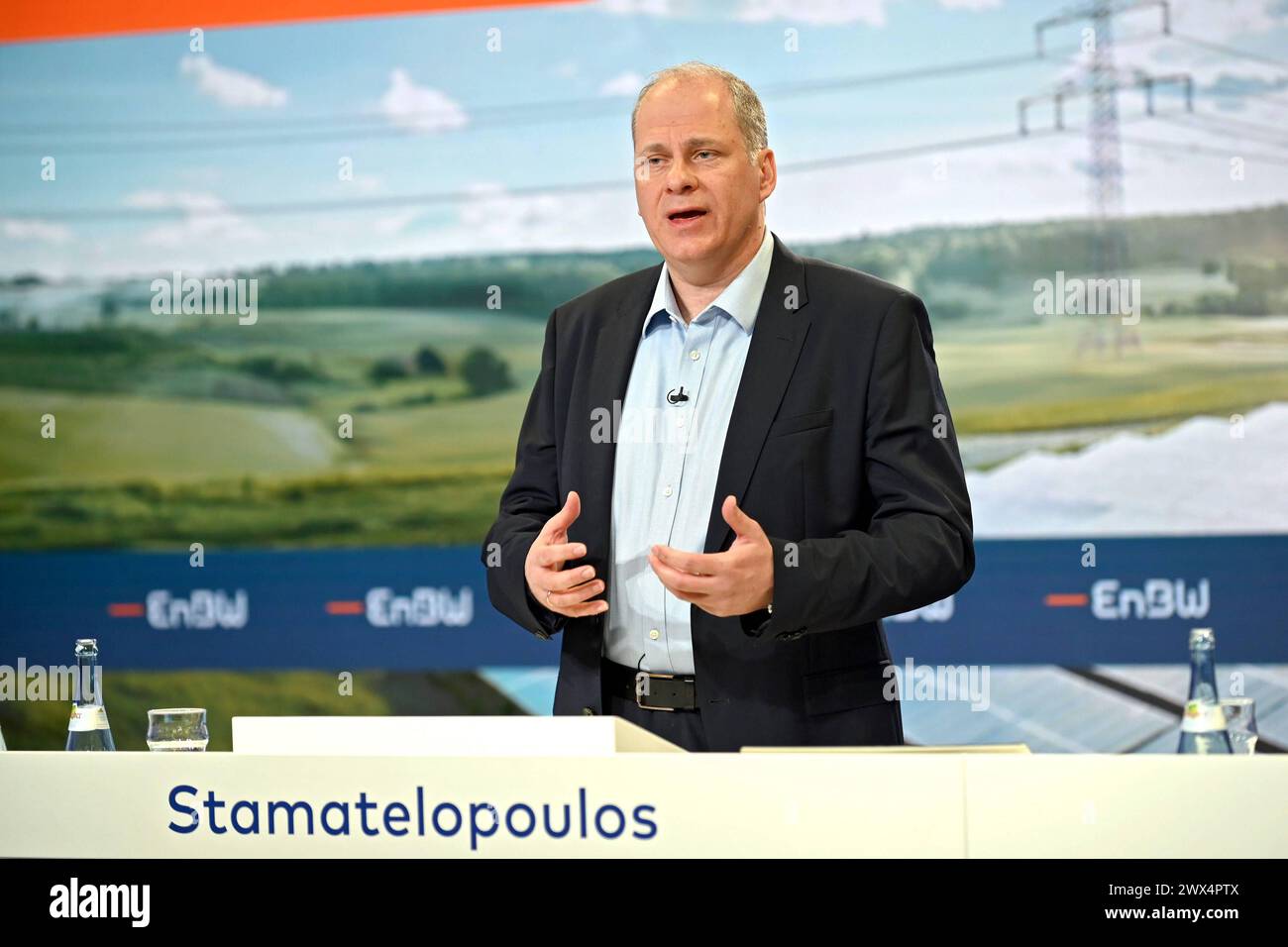 EnBW AG - Bilanzpresssekonferenz 2024. Georg Nikolaus Stamatelopoulos ...