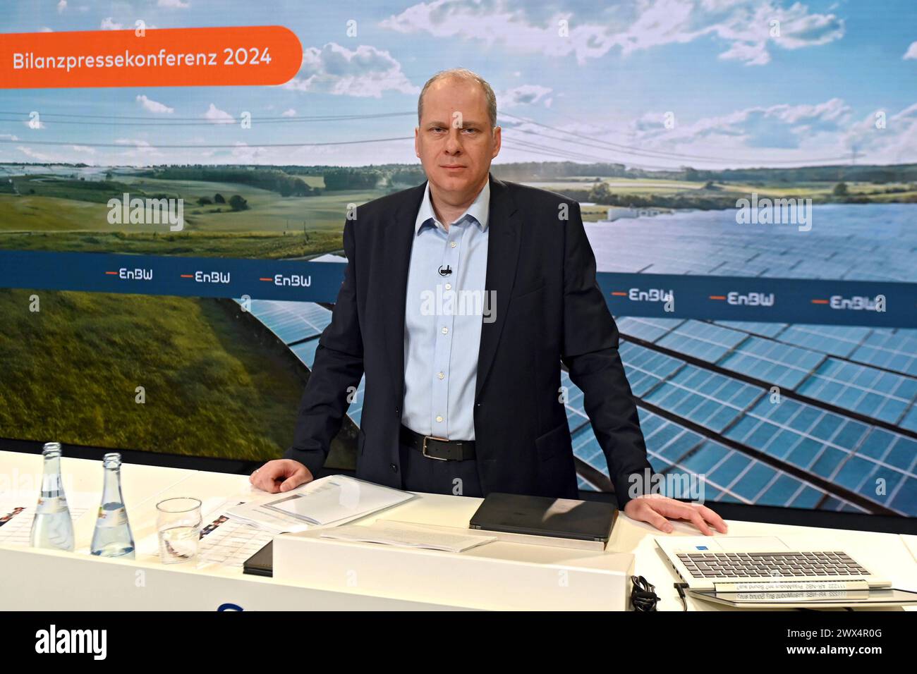 EnBW AG - Bilanzpresssekonferenz 2024. Georg Nikolaus Stamatelopoulos ...