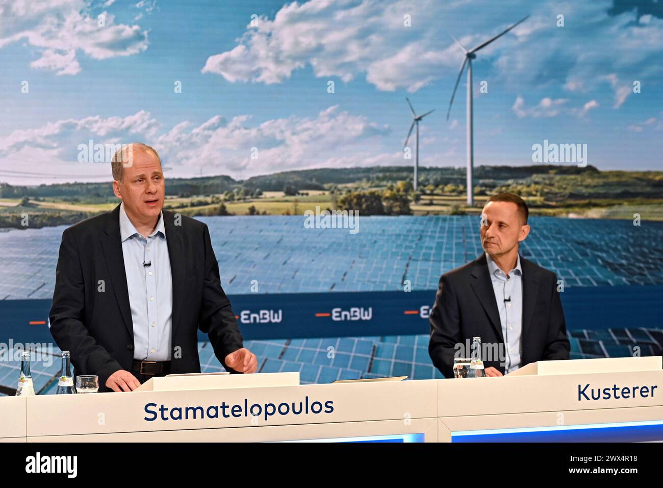 EnBW AG - Bilanzpresssekonferenz 2024. Georg Nikolaus Stamatelopoulos ...