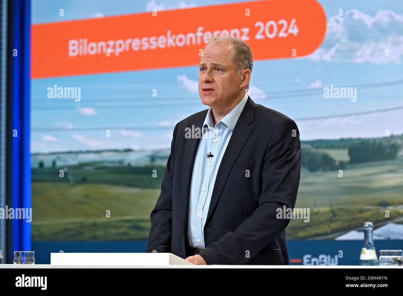 EnBW AG - Bilanzpresssekonferenz 2024. Georg Nikolaus Stamatelopoulos ...