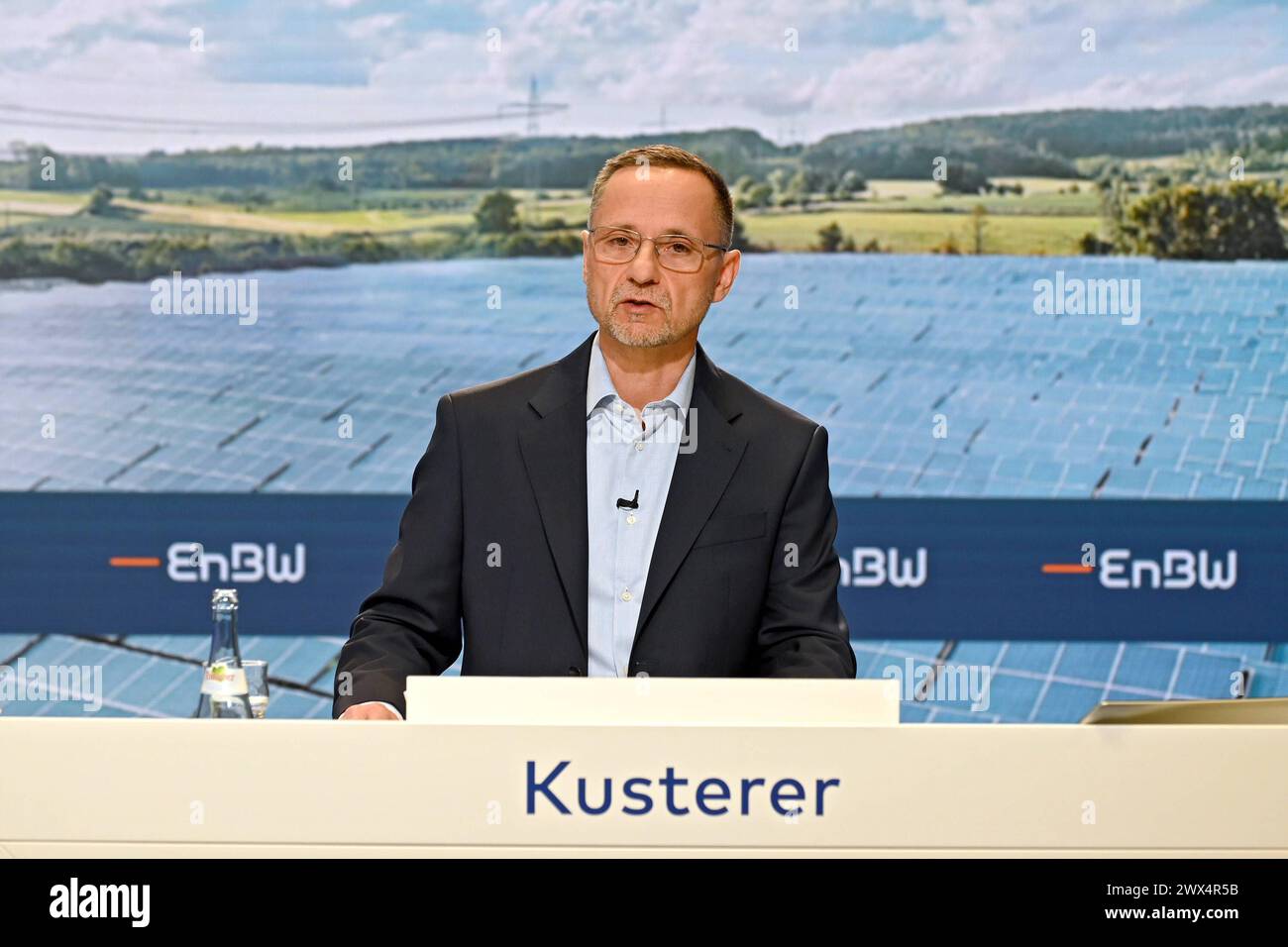 EnBW AG - Bilanzpresssekonferenz 2024. Thomas Kusterer Finanzvorstand EnBW Energie Baden ...