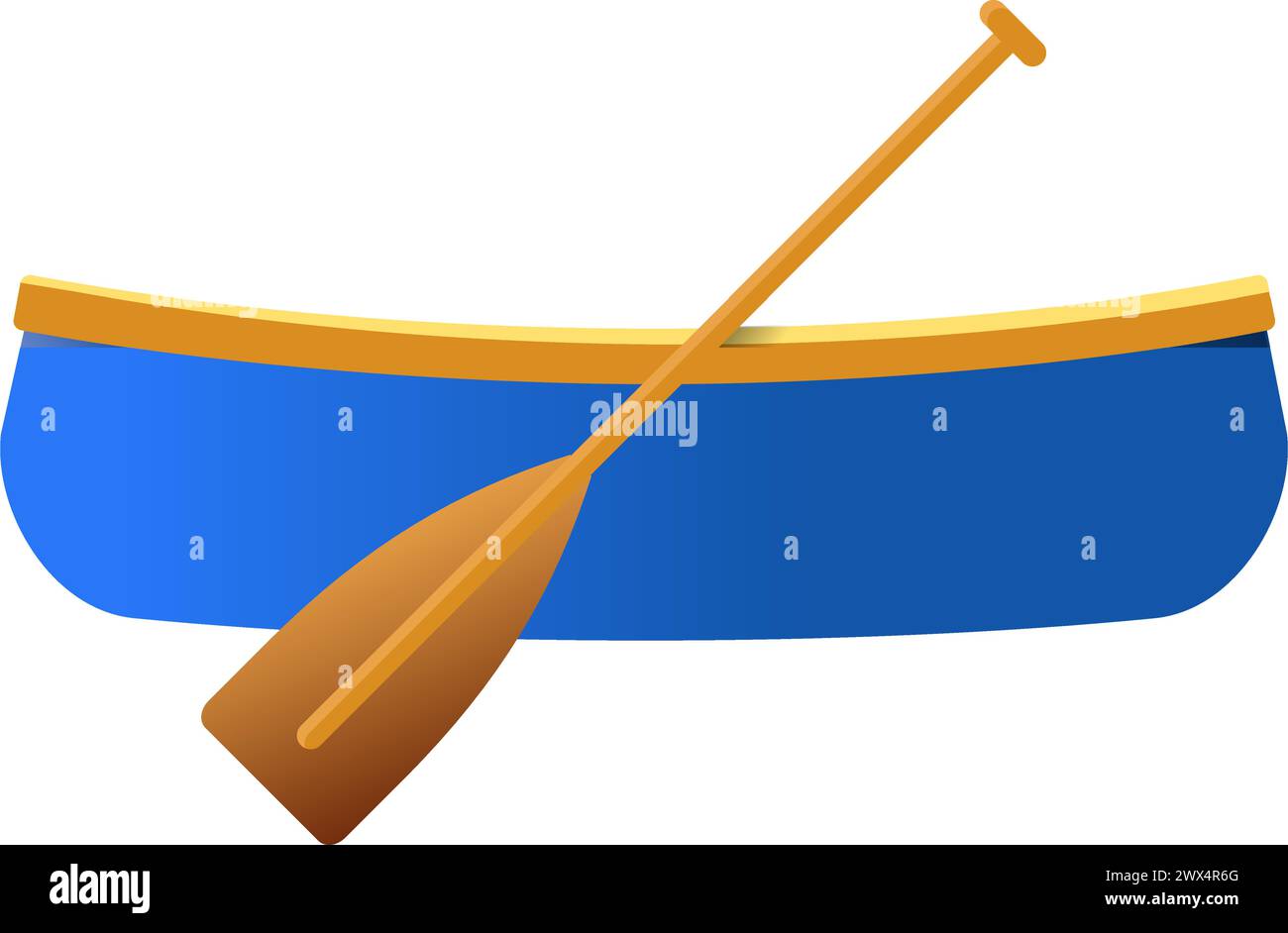 Canoe vector vectors hi-res stock photography and images - Alamy