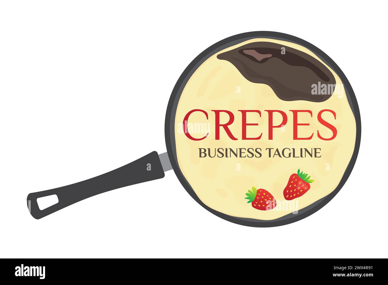 Delicious strawberries in chocolate Stock Vector Images - Alamy