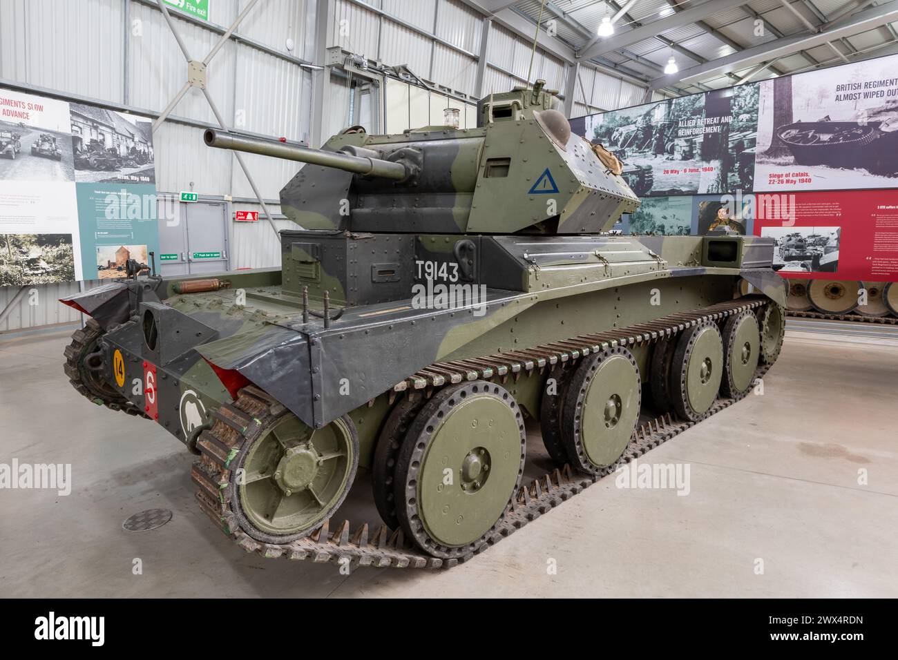 Bovington.Dorset.United Kingdom.August 8th 2023.An A13 Cruiser Mark 3 ...