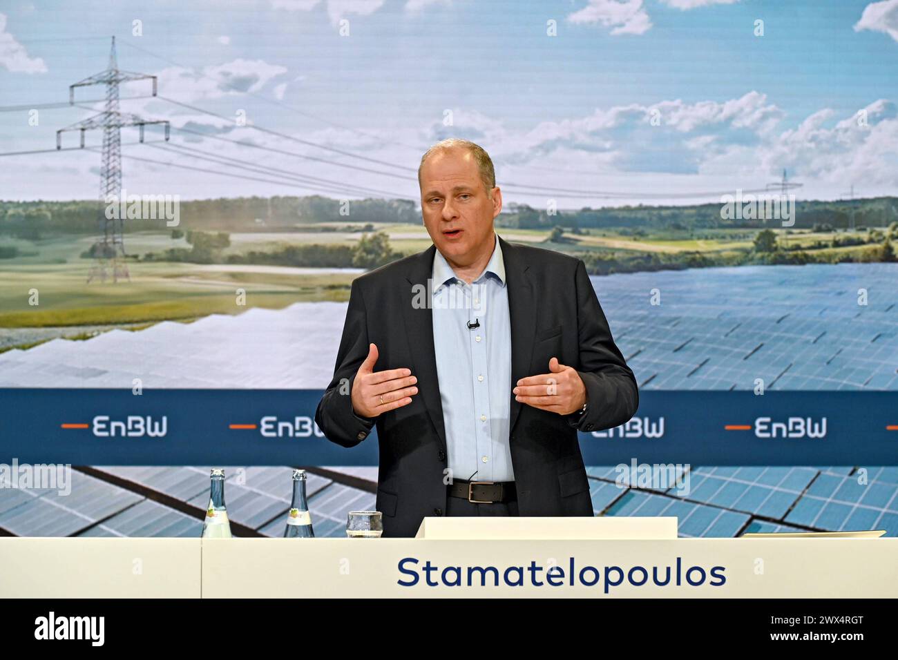 EnBW AG - Bilanzpresssekonferenz 2024. Georg Nikolaus Stamatelopoulos ...