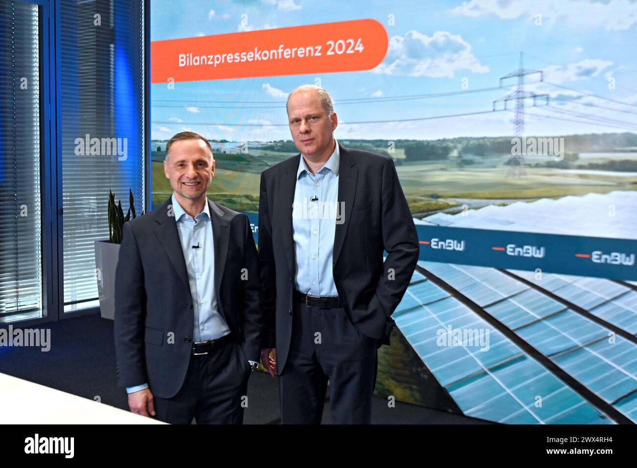 EnBW AG - Bilanzpresssekonferenz 2024. Georg Nikolaus Stamatelopoulos ...