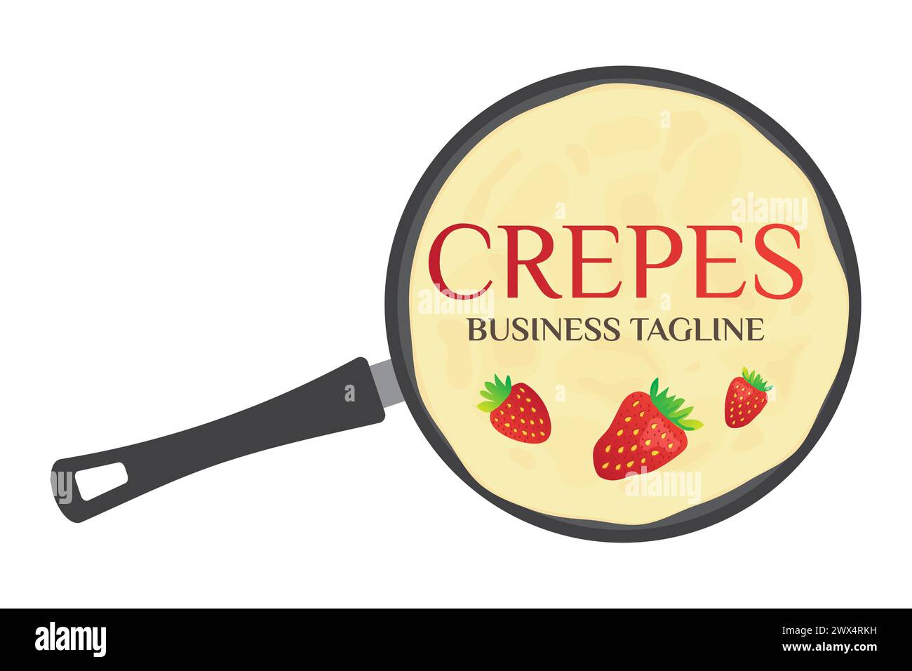 American pancakes breakfast Stock Vector Images - Alamy