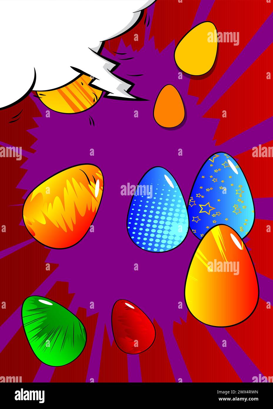 Exploding egg Stock Vector Images - Alamy
