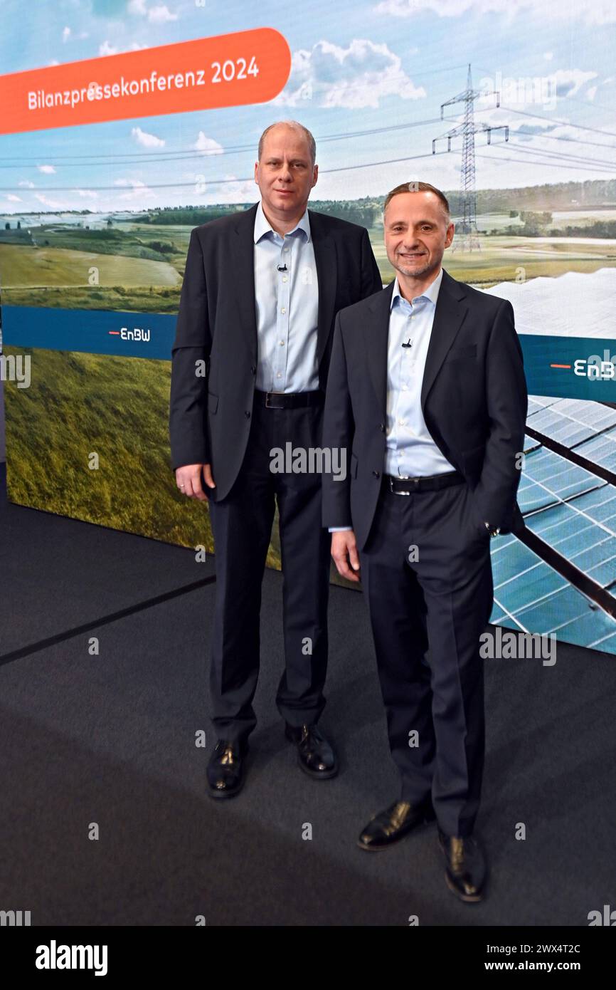 EnBW AG - Bilanzpresssekonferenz 2024. Georg Nikolaus Stamatelopoulos ...