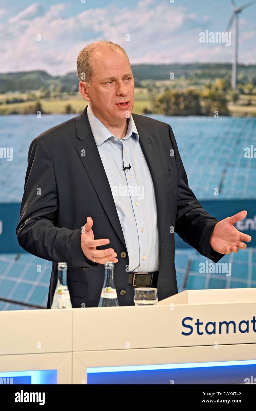 EnBW AG - Bilanzpresssekonferenz 2024. Georg Nikolaus Stamatelopoulos ...