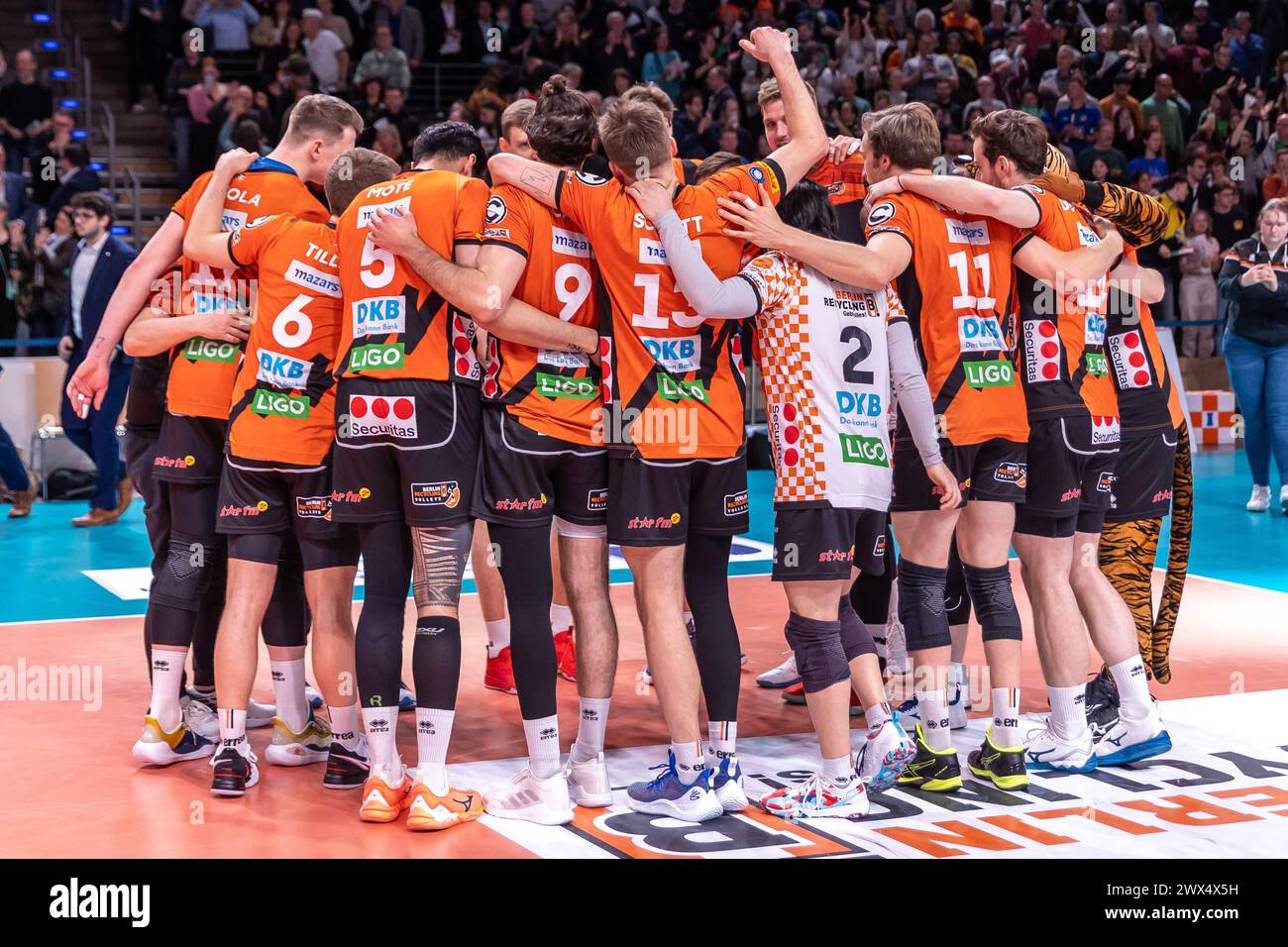 Berlin, Germany. 27th Mar, 2024. Volleyball, men: Bundesliga, Berlin ...