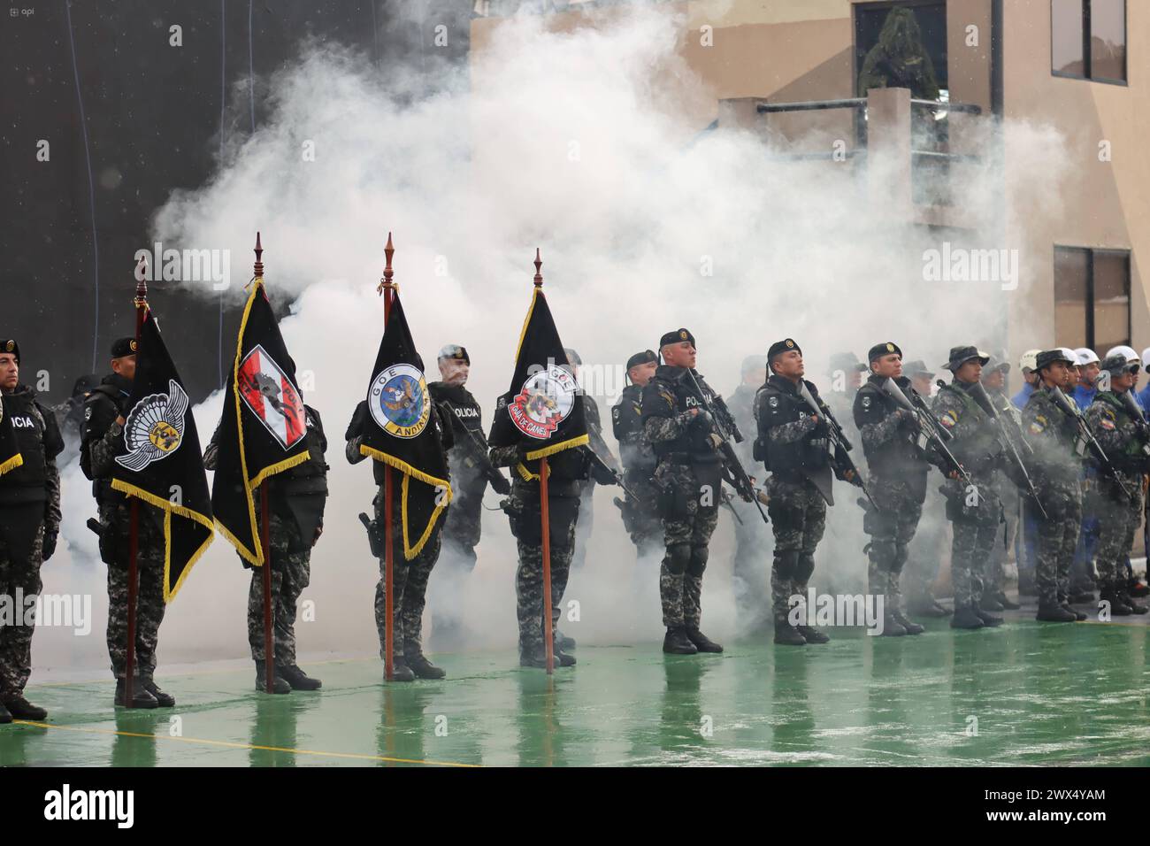 UIO-ANIVERSARIO-32-GOE Quito, 27 de marzo de 2024. El presidente Daniel ...
