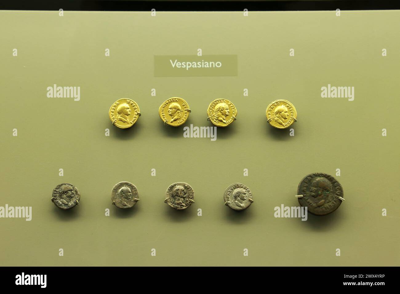 Merida, Extremadura, Spain- October 23, 2023: Gold, Silver and bronze ...