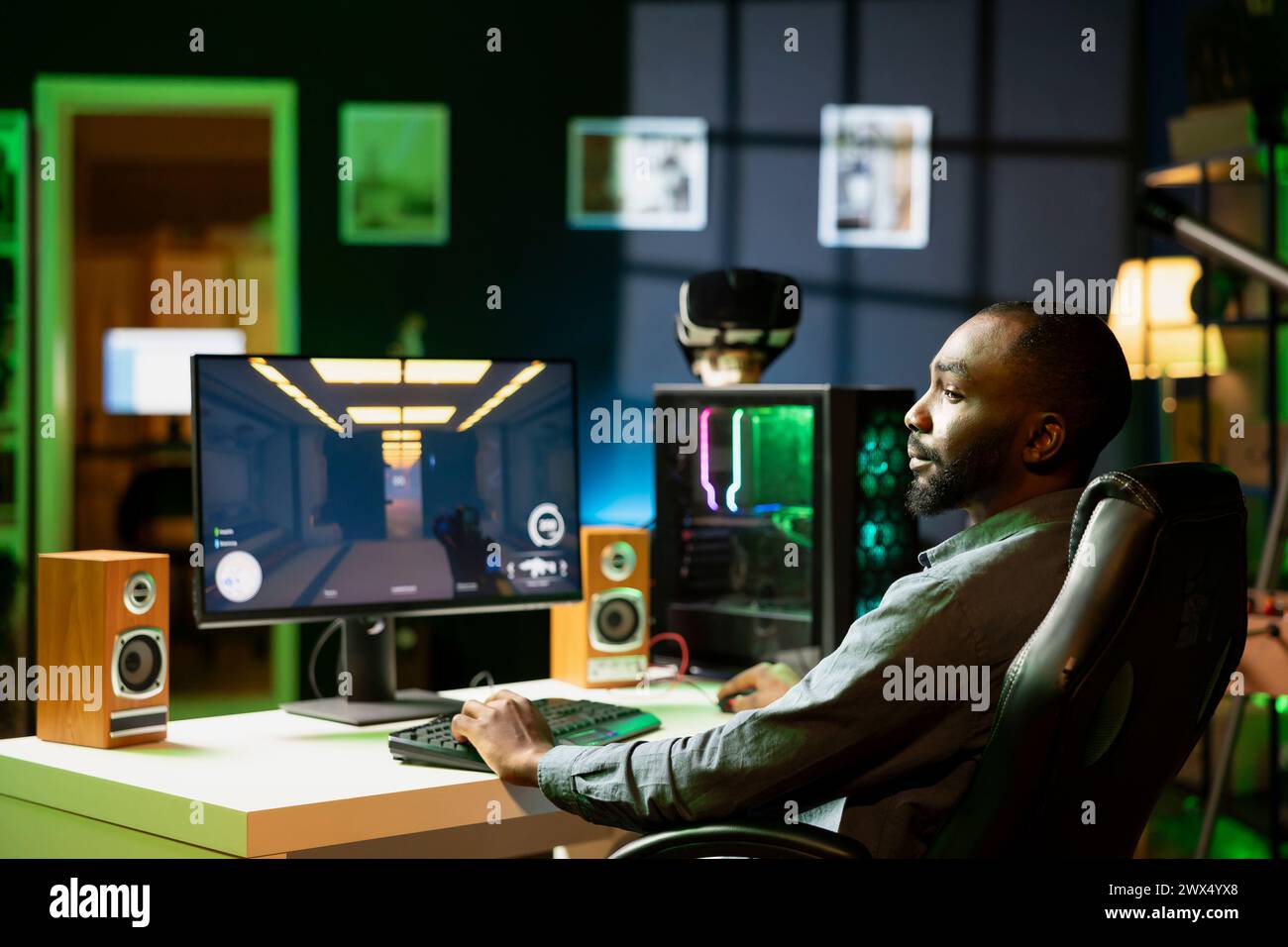Man playing high fps hi-res stock photography and images - Alamy