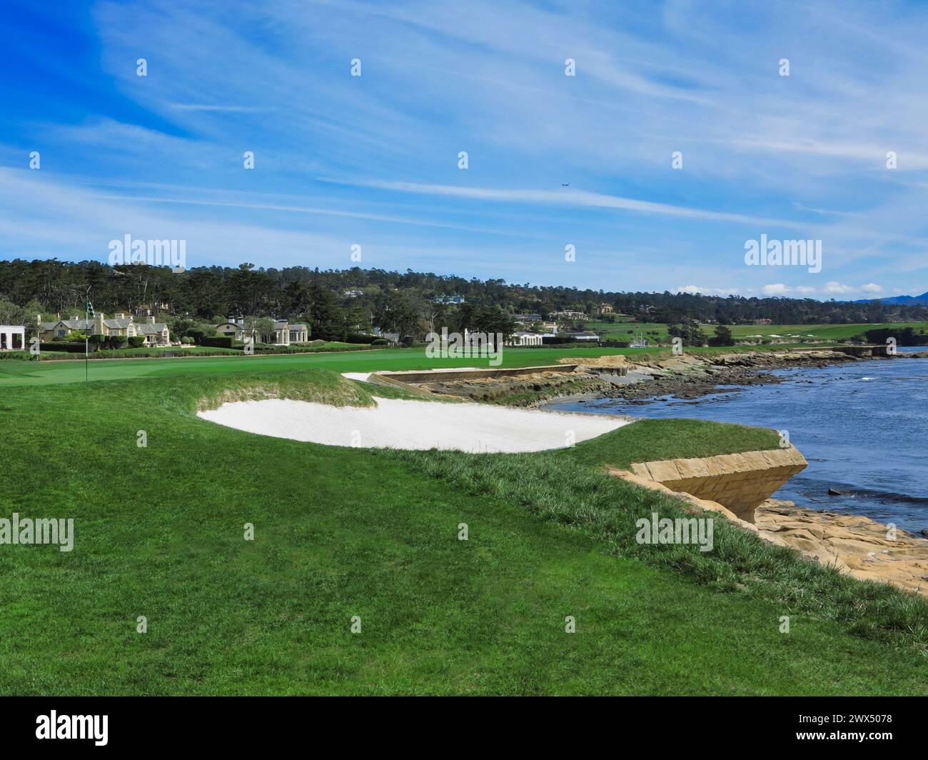 Pebble Beach, Monterey peninsula, California, USA - March 21st, 2024 A ...
