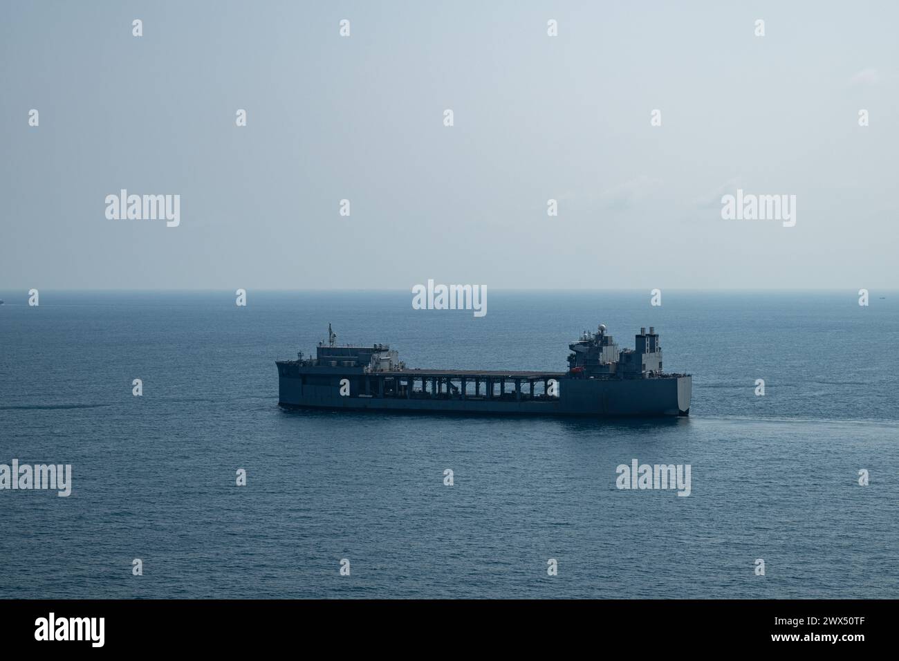 The Lewis B. Puller-class expeditionary mobile base USS Miguel Keith ...