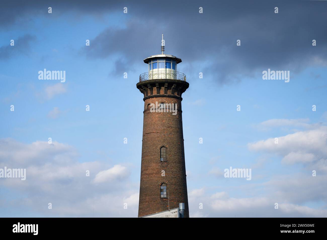 landmark of cologne ehrenfeld, the historic helios lighthouse and the ...