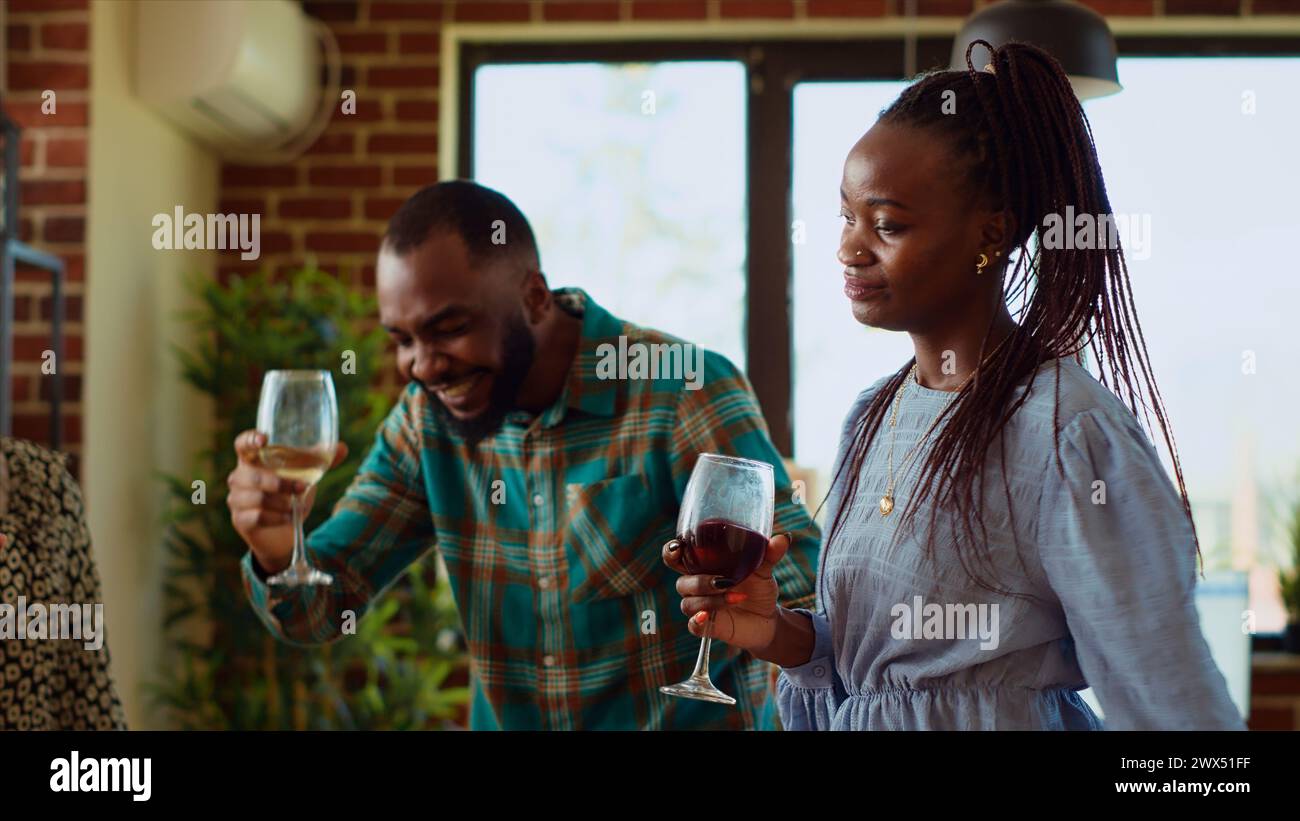 Celebrating school reunion diverse hi-res stock photography and images ...