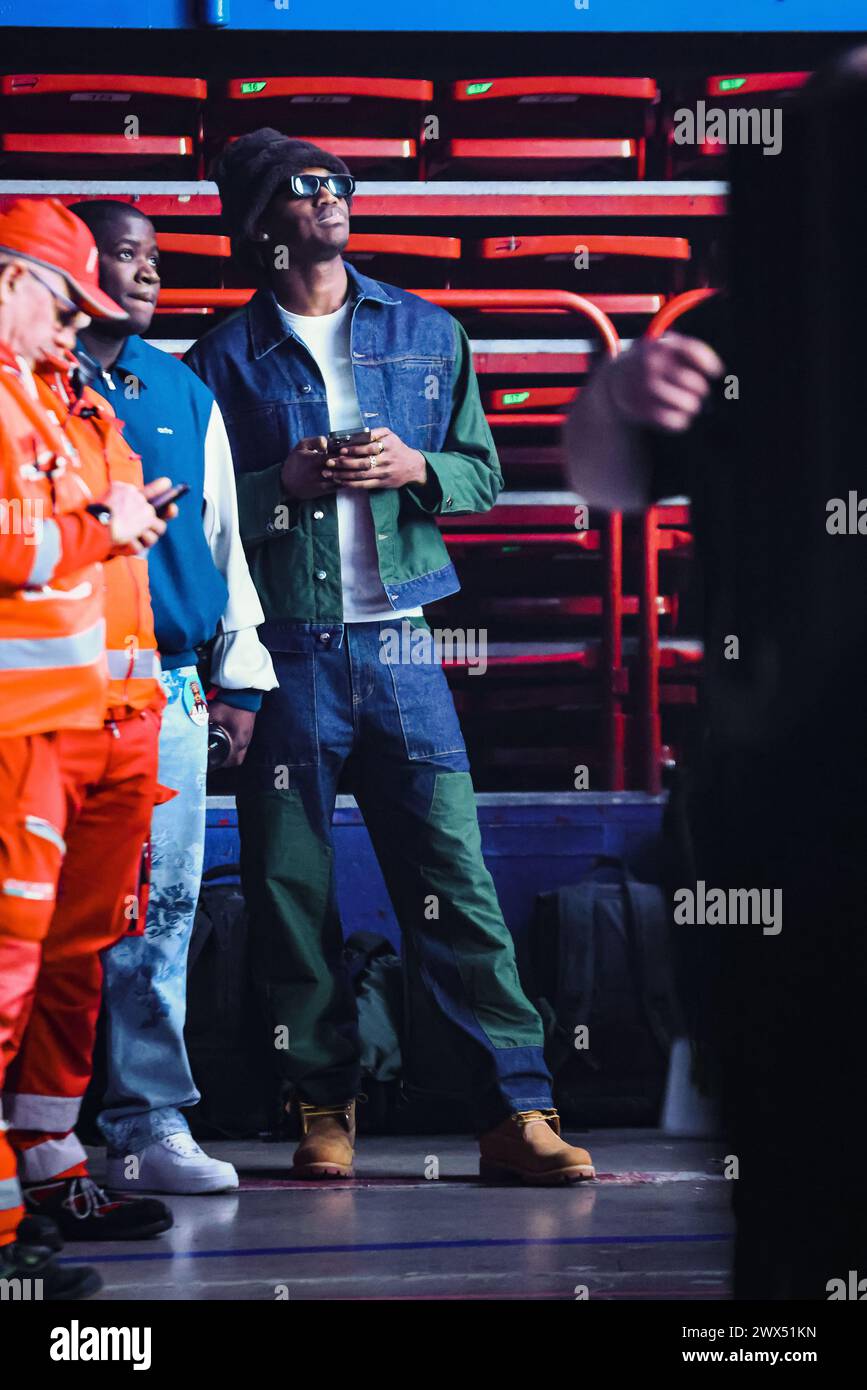 Milan, Milan, Celebrity Sightings -Rafael Leao. In the photo: Rafael ...