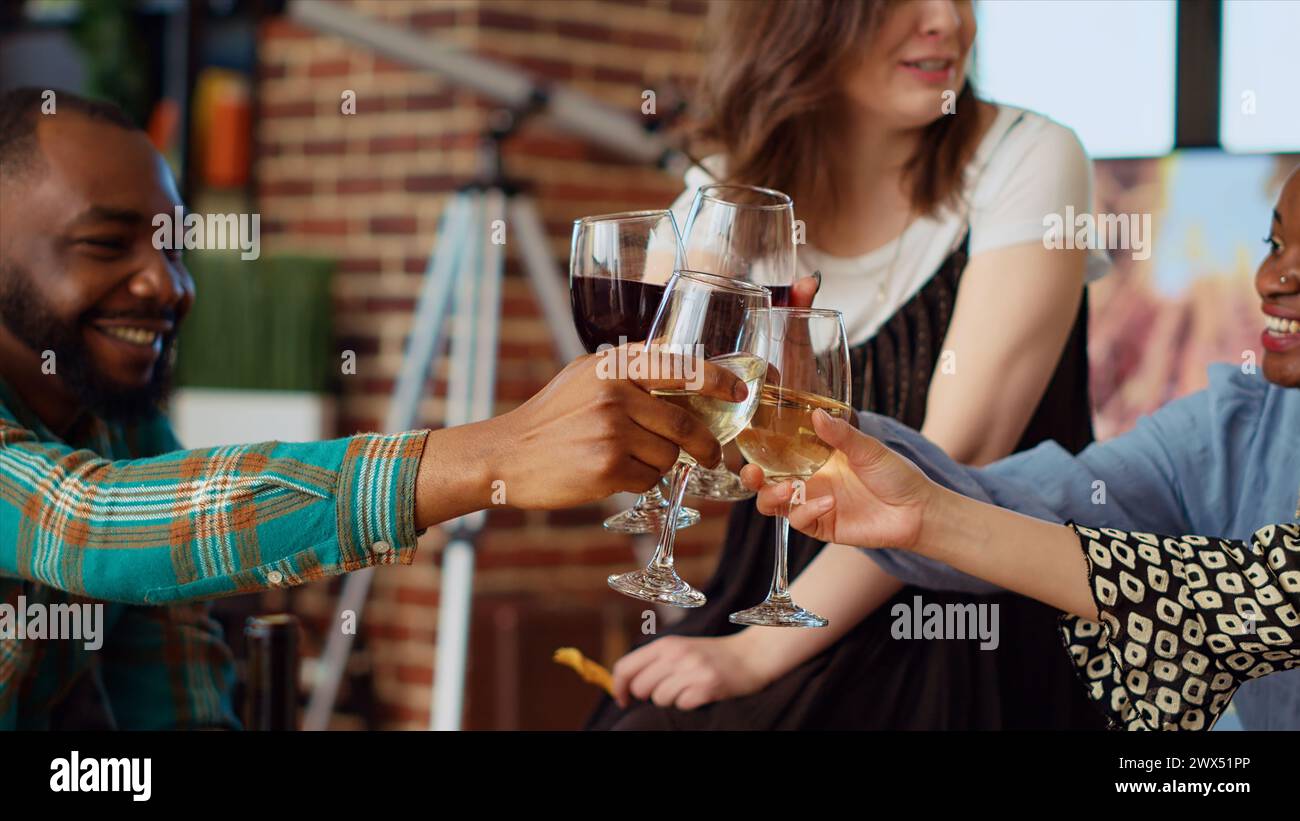 Group enjoying charcuterie board hi-res stock photography and images ...