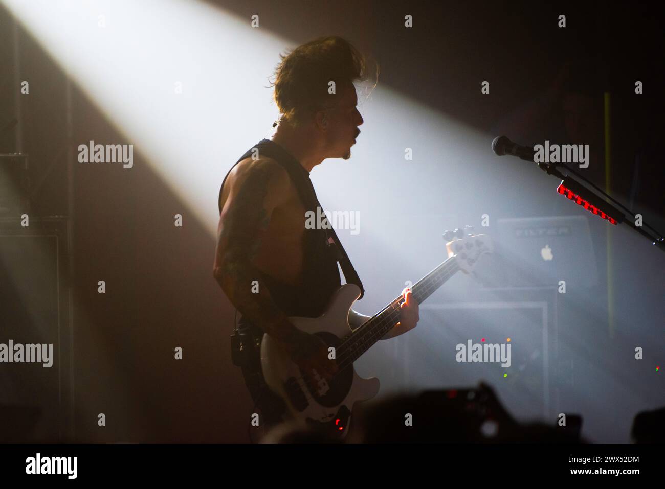 American alternative rock band, from California, Filter performing live ...