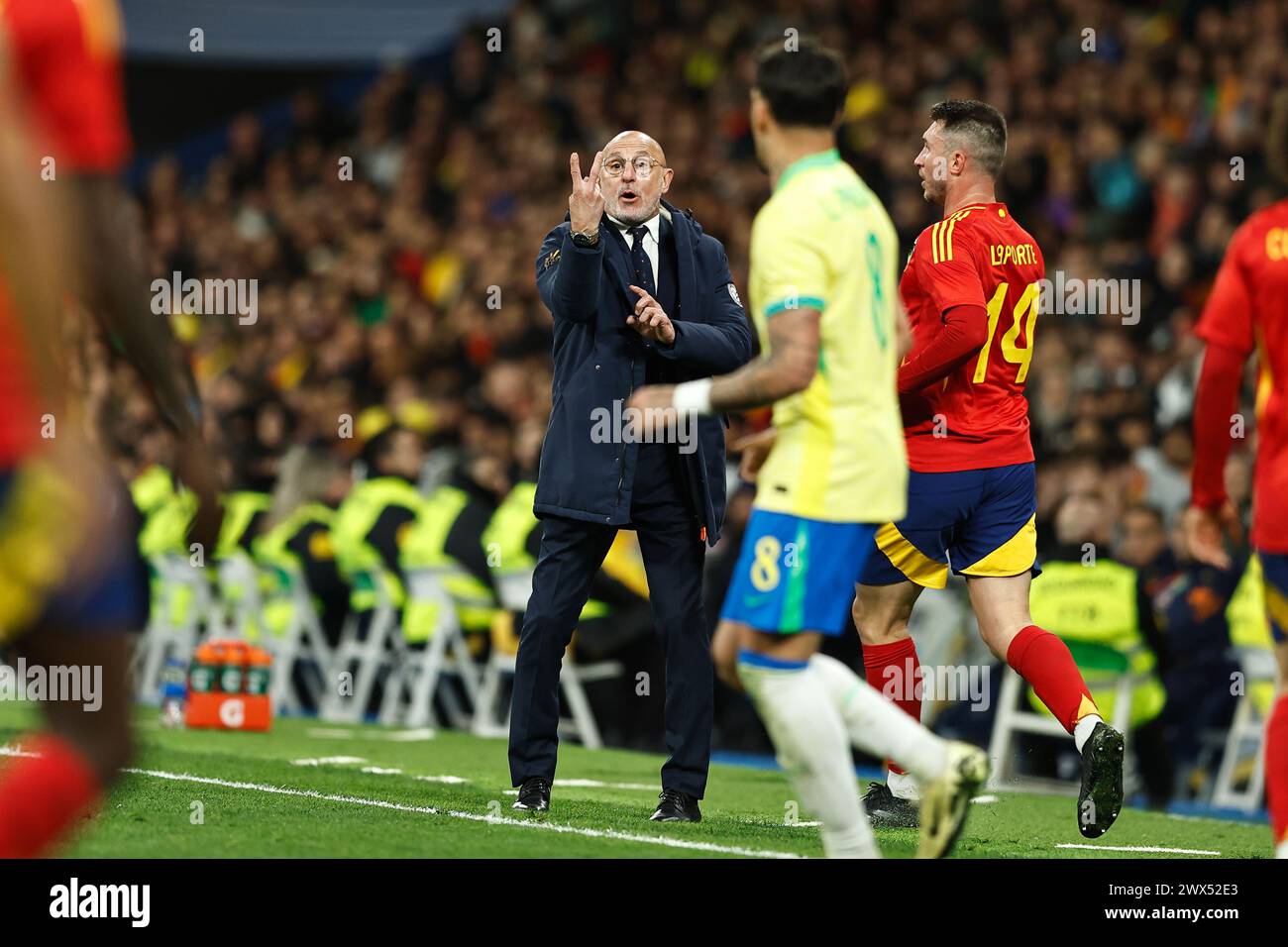 Madrid, Spain. 26th Mar, 2024. Luis de la Fuente (ESP) Football/Soccer ...