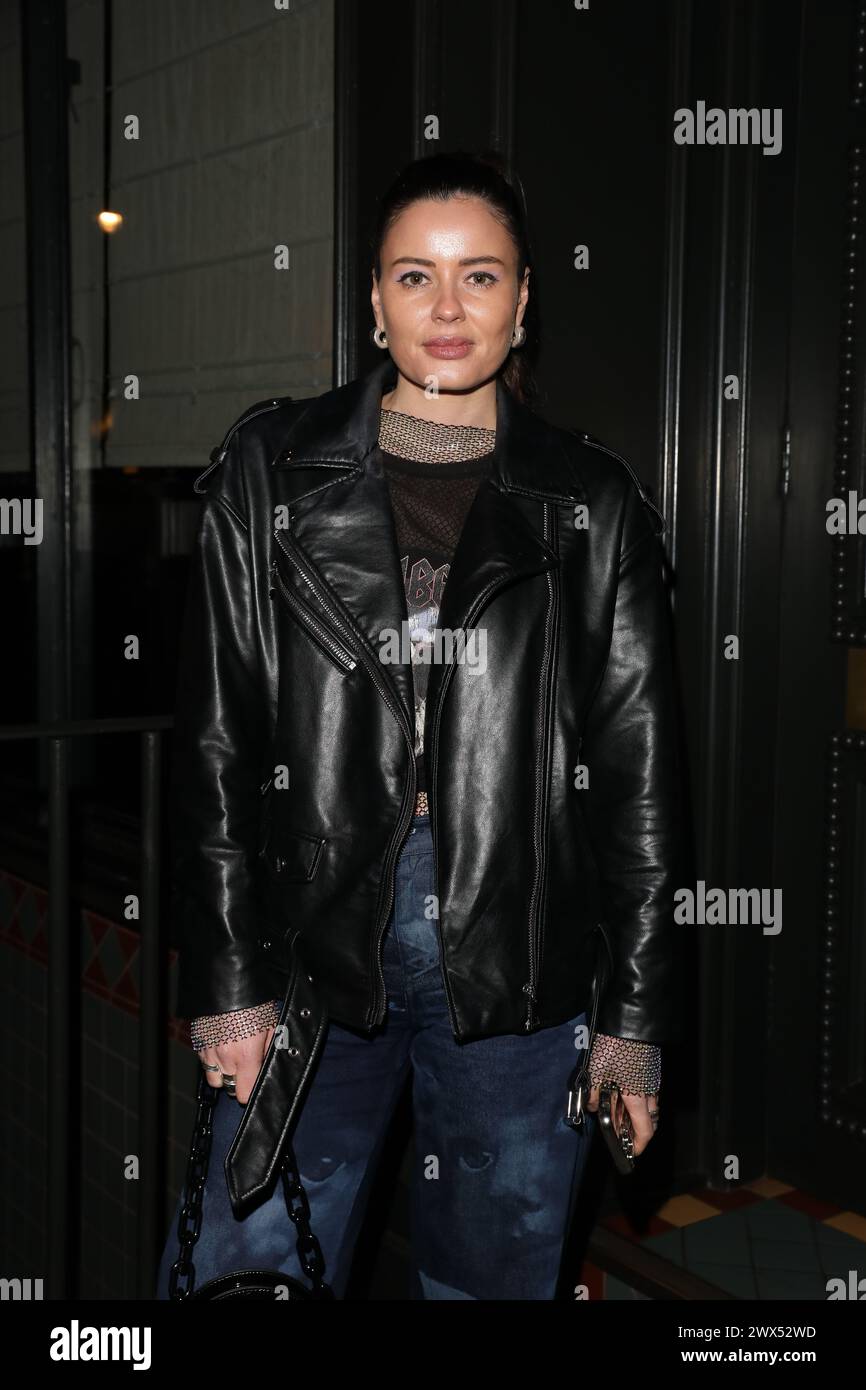 Mayfair, London, UK. 27/03/2024, British DJ and radio presenter Sarah ...