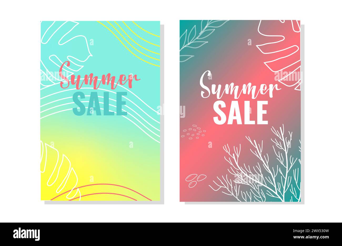 Summer sale layout template for banner coupon. Collection special ...