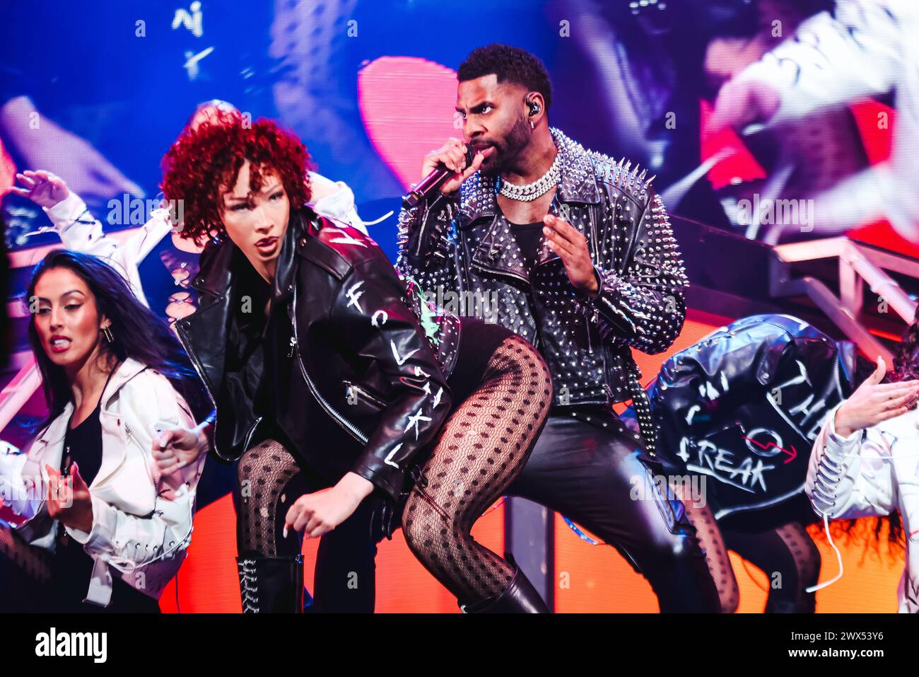 Milan, Italy. 27th Mar, 2024. Milan, Jason Derulo performs in concert ...