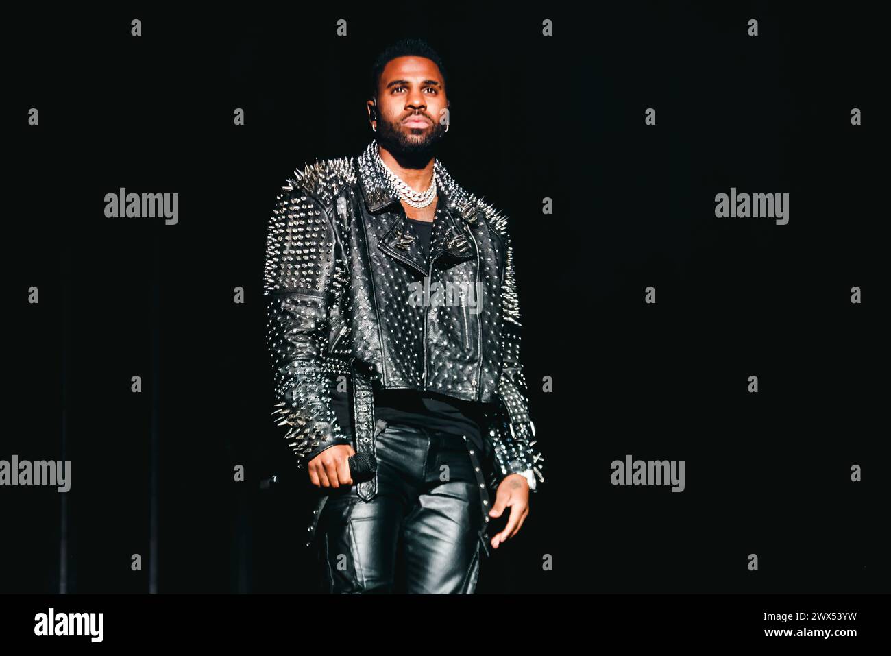 Milan, Italy. 27th Mar, 2024. Milan, Jason Derulo performs in concert ...