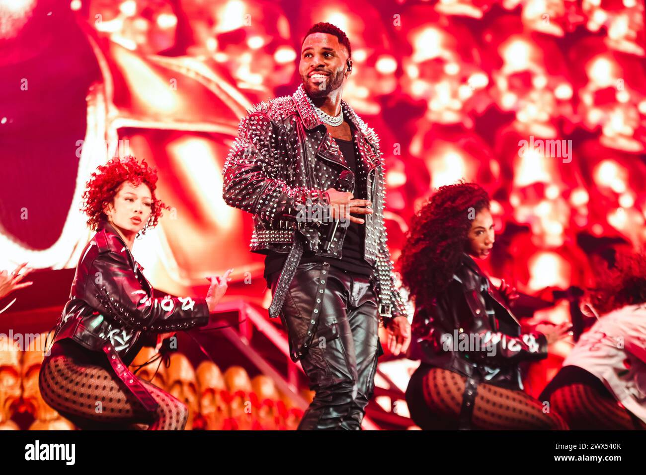 Milan, Italy. 27th Mar, 2024. Milan, Jason Derulo performs in concert ...