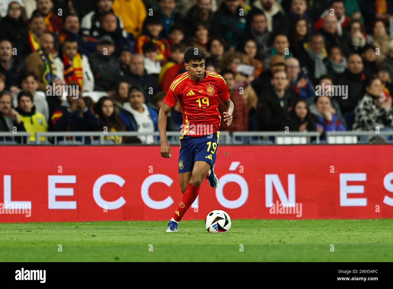 Madrid, Spain. 26th Mar, 2024. Lamine Yamal (ESP) Football/Soccer ...
