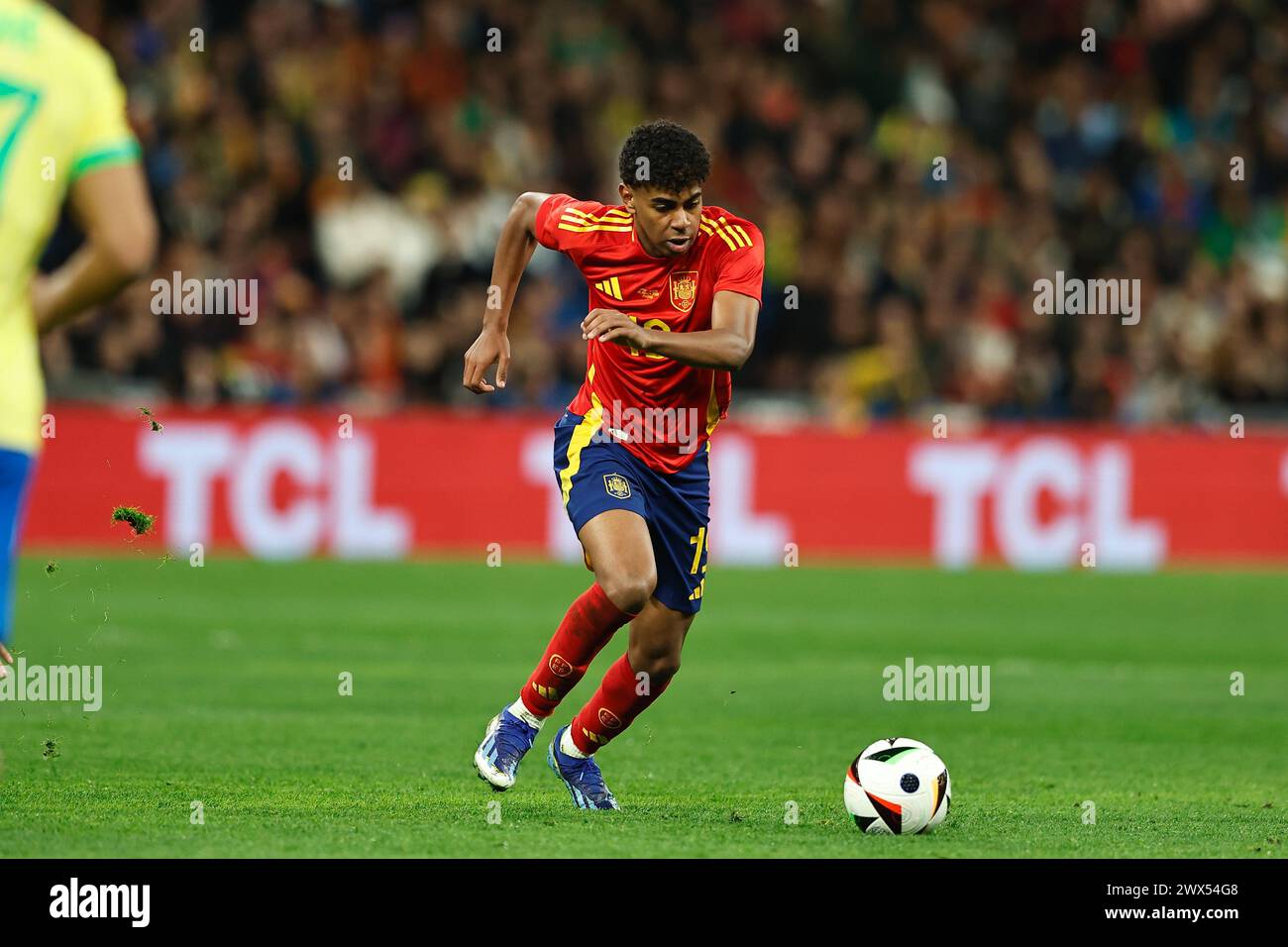 Madrid, Spain. 26th Mar, 2024. Lamine Yamal (ESP) Football/Soccer ...